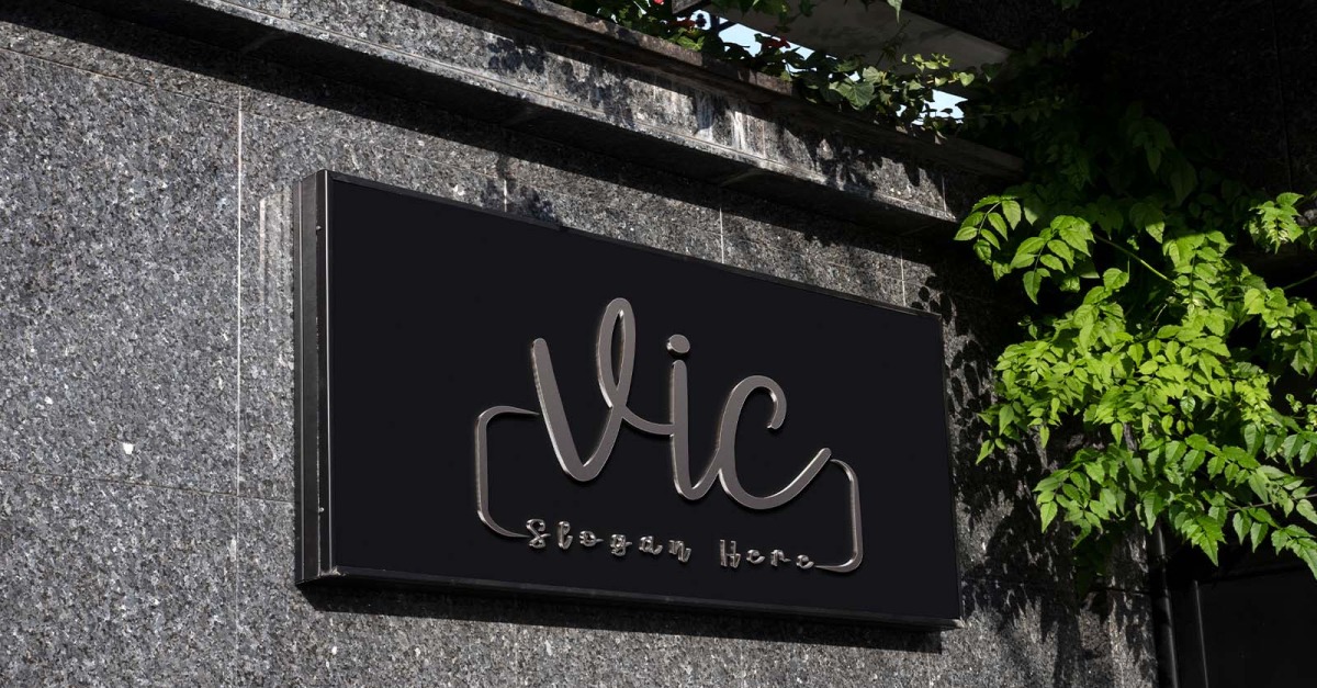 Letter Mark VIC 3 Letter logo Design-Identidade da marca