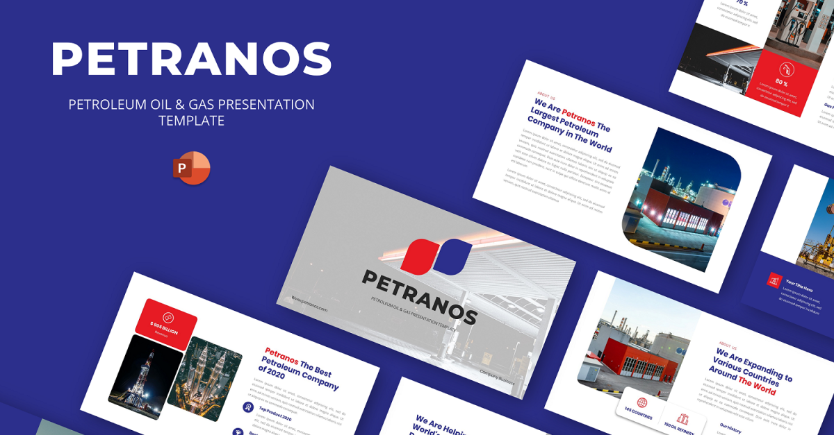 Petranos - Petroleum Oil & Gas Powerpoint Template