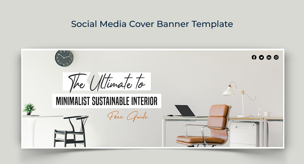 Interior Minimal Facebook Cover Banner Design Template-02