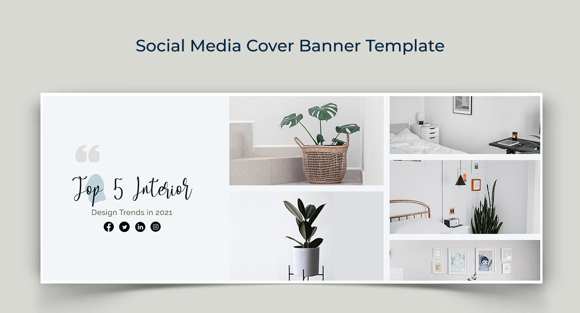 Interior Minimal Facebook Cover Banner Design Template-07