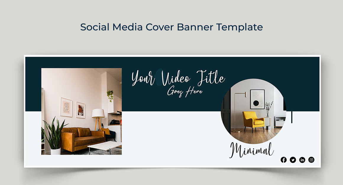 Interior Minimal Facebook Cover Banner Design Template-09