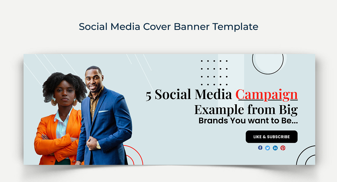 Social Media Workshop Facebook Cover Banner Design Template-15