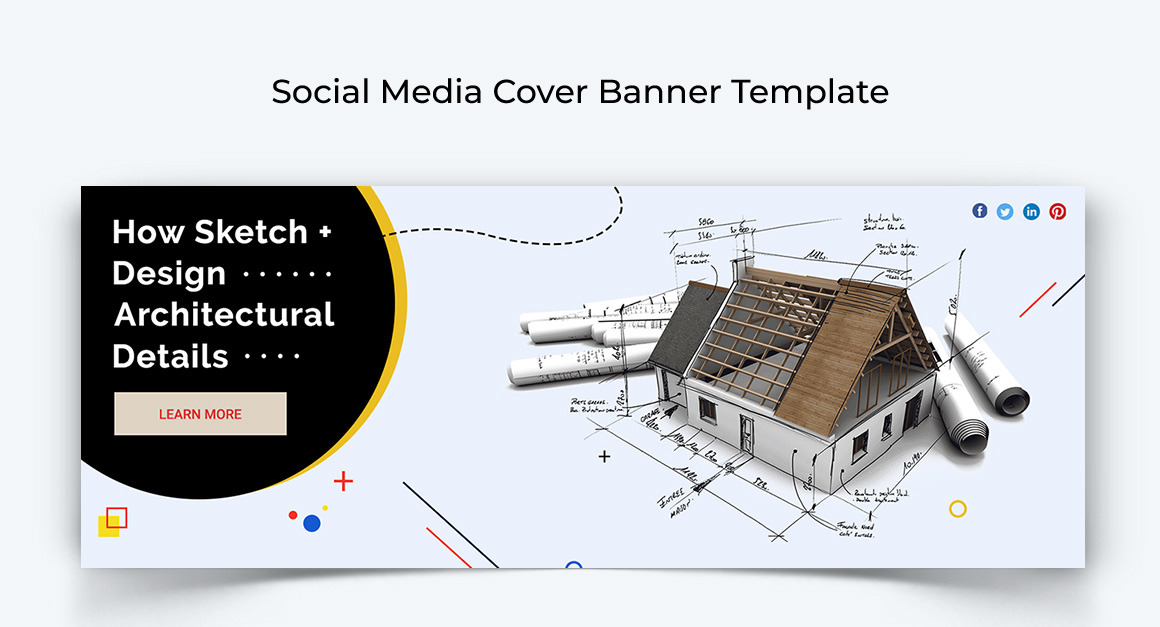 Architecture Facebook Cover Banner Design Template-02