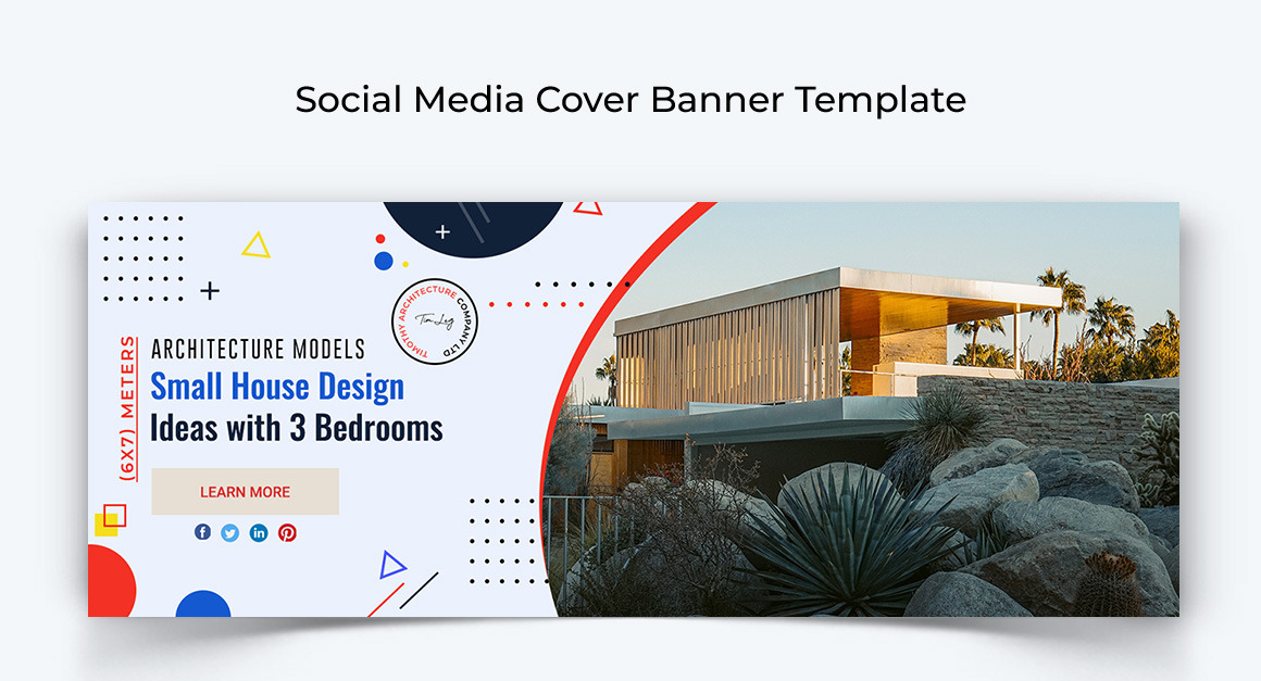 Architecture Facebook Cover Banner Design Template-05