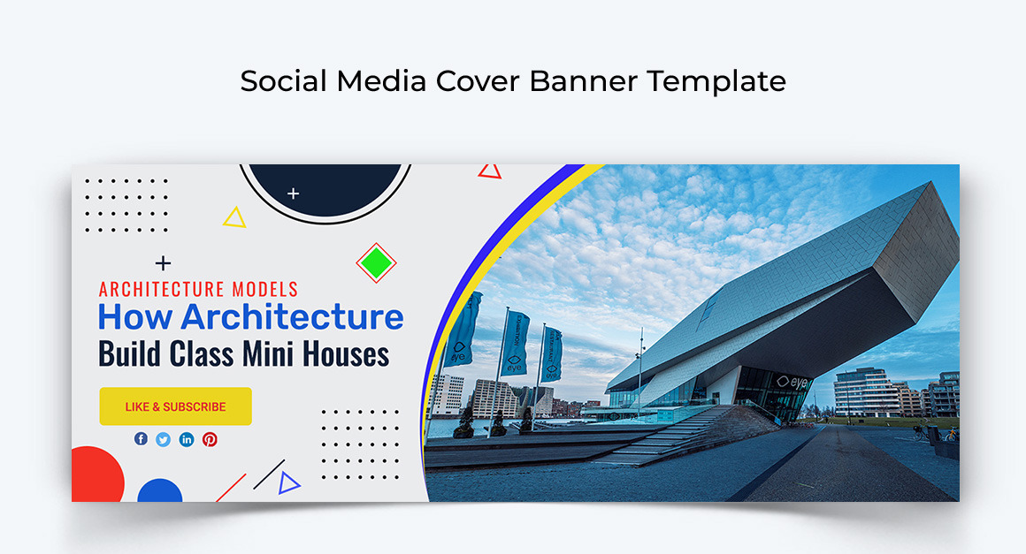 Architecture Facebook Cover Banner Design Template-15