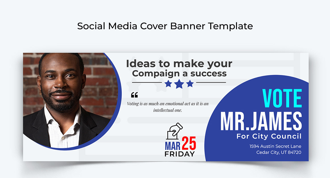 Political Campaign Facebook Cover Banner Design-01