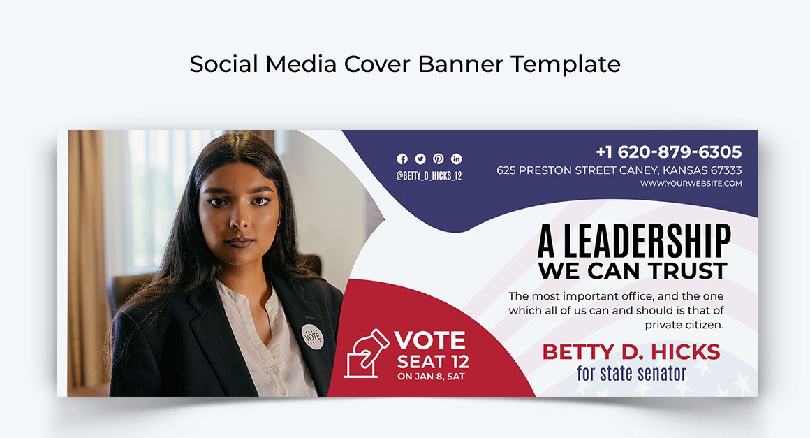 Political Campaign Facebook Cover Banner Design-08