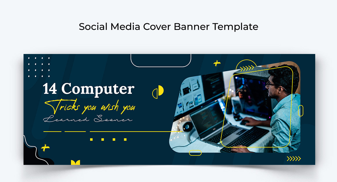 Computer Tricks and Hacking Facebook Cover Banner Design-002