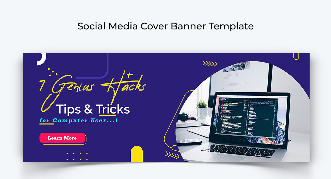 Computer Tricks and Hacking Facebook Cover Banner Design-004