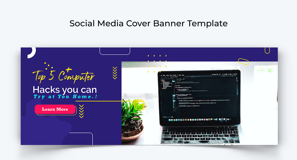 Computer Tricks and Hacking Facebook Cover Banner Design-008