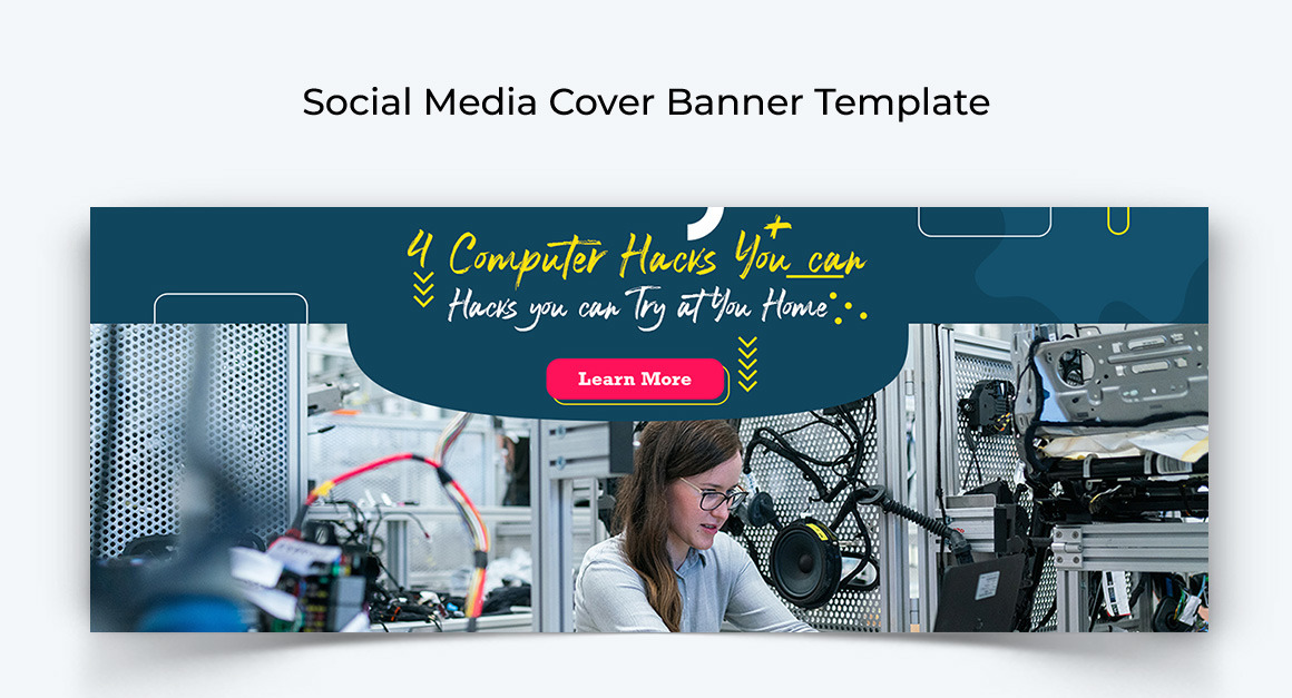 Computer Tricks and Hacking Facebook Cover Banner Design-009