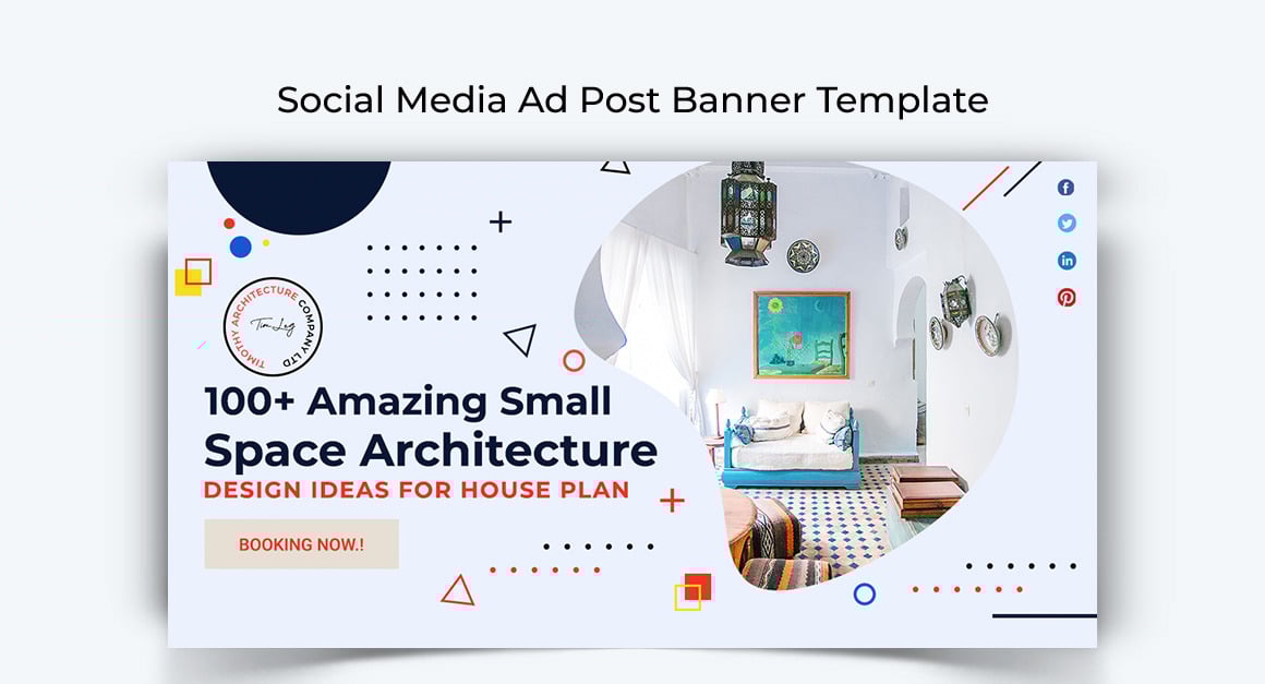 Architecture Facebook Ad Banner Design Template-10