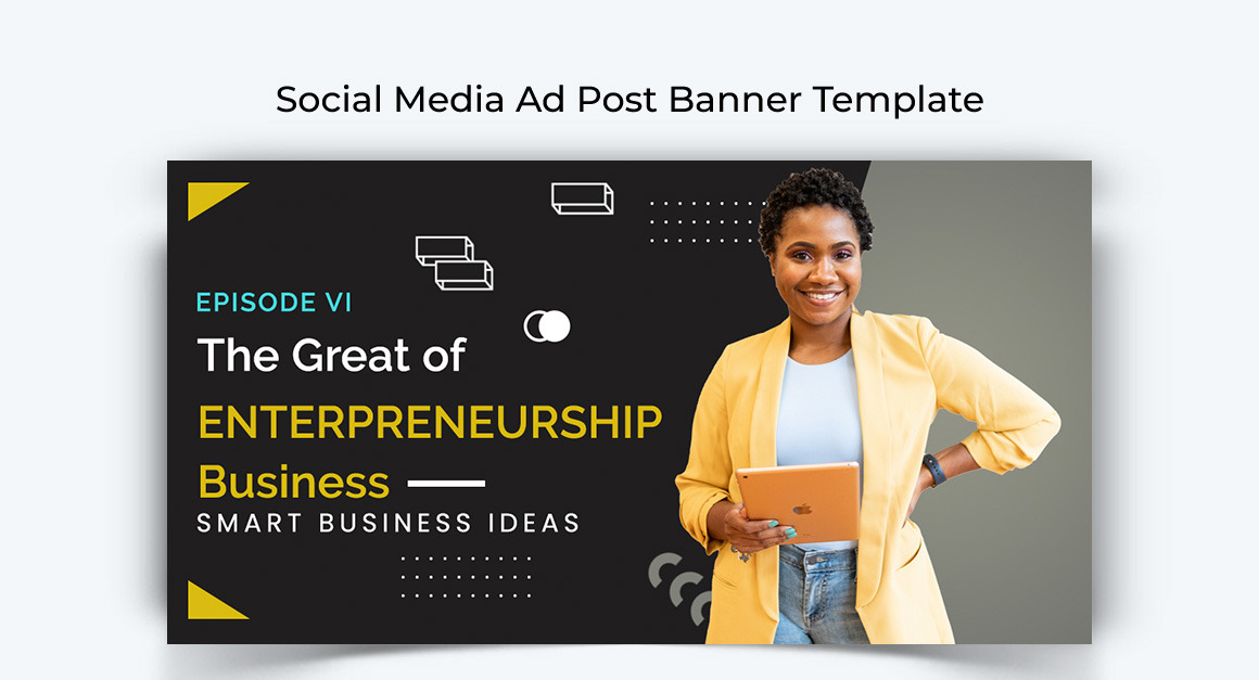 Business Service Facebook Ad Banner Design Template-34