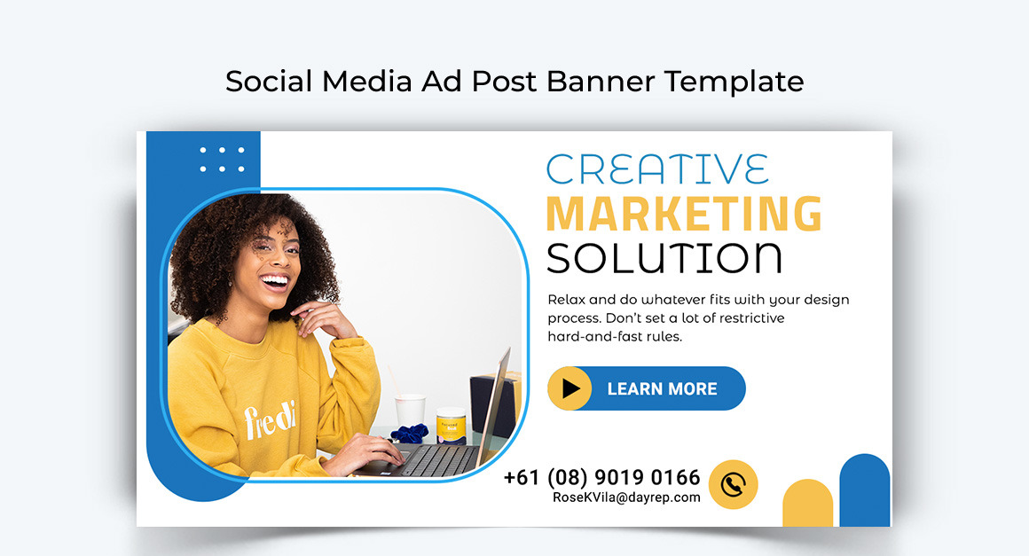 Business Service Facebook Ad Banner Design Template-44