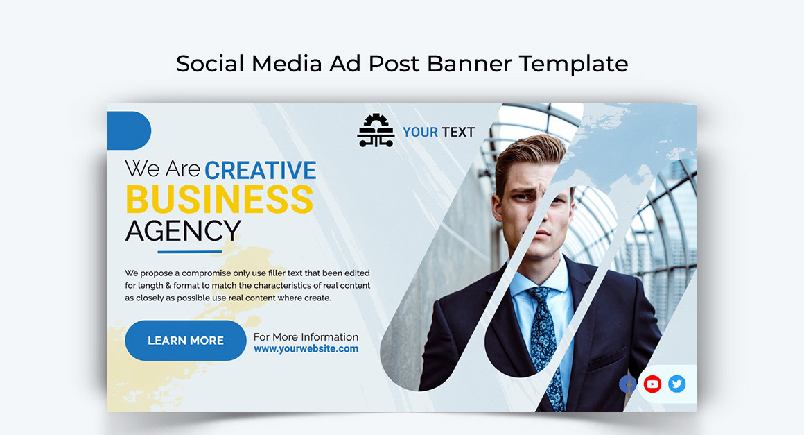 Business Service Facebook Ad Banner Design Template-45