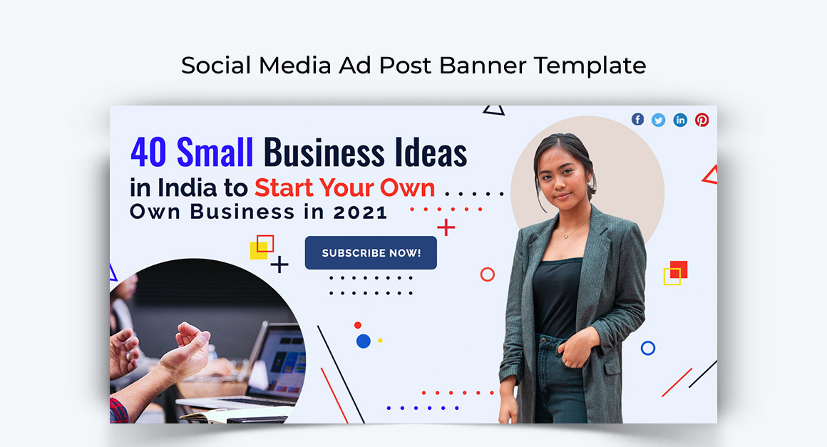 Business Service Facebook Ad Banner Design Template-53