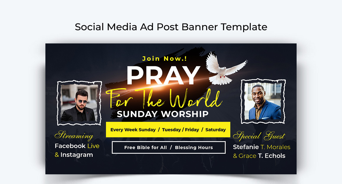 Church Facebook Ad Banner Design Template-07