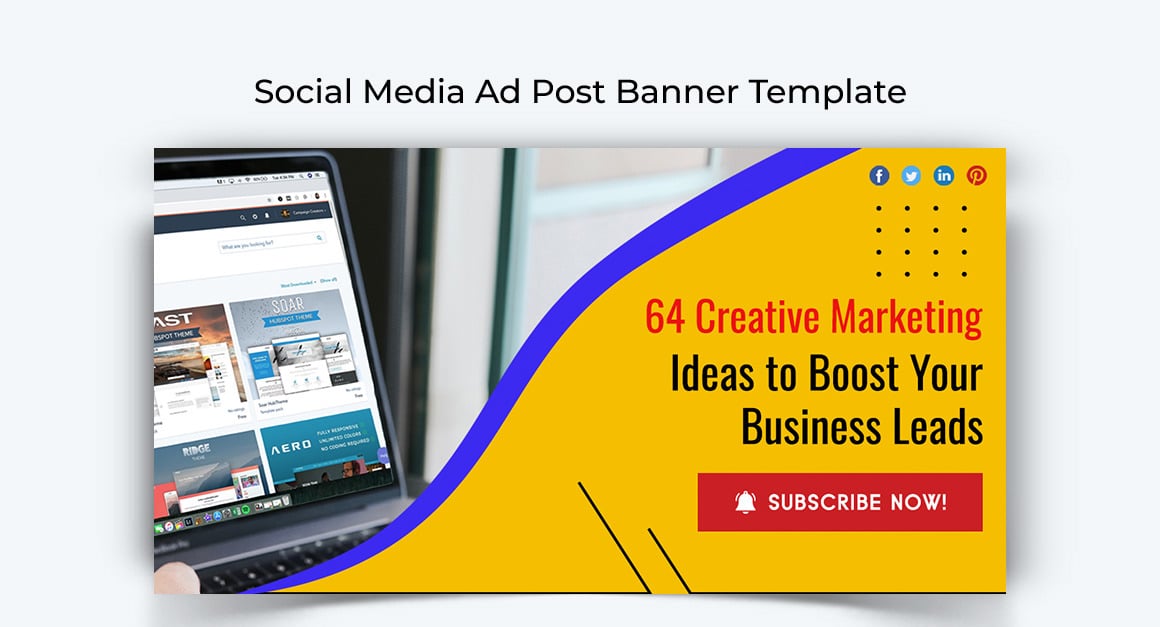 Digital Marketing Facebook Ad Banner Design Template-16