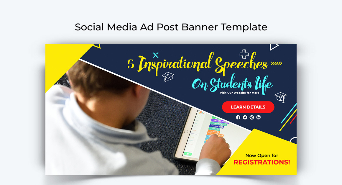 Education Facebook Ad Banner Design Template-12