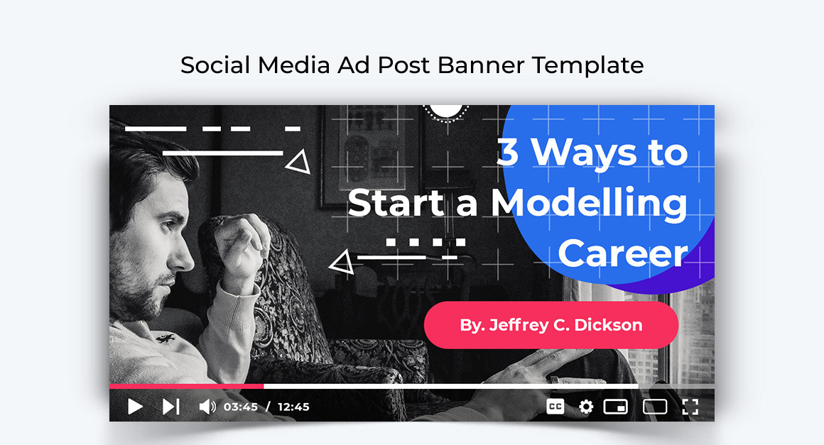 Fashion Facebook Ad Banner Design Template-12