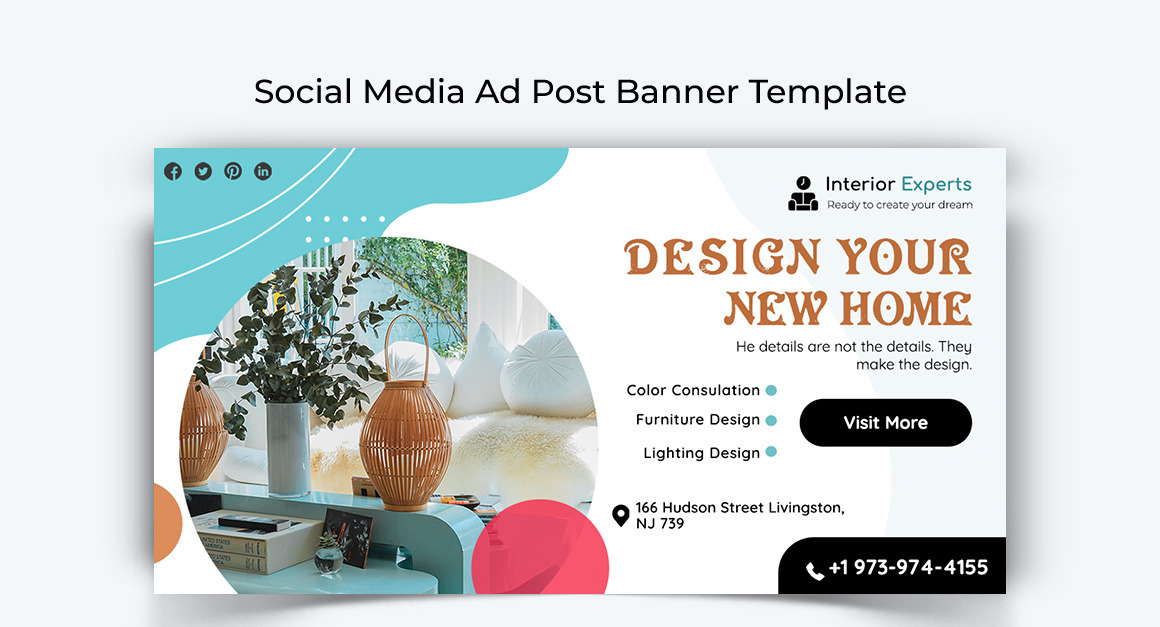 Interior Minimal Facebook Ad Banner Design Template-23