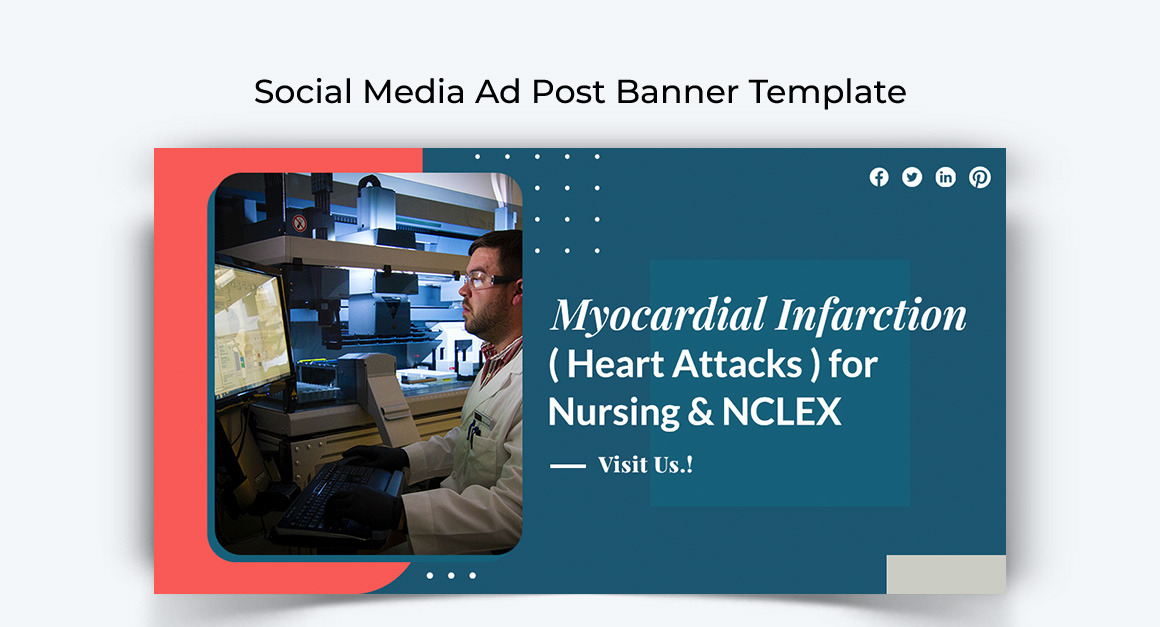 Medical and Hospital Facebook Ad Banner Design Template-08