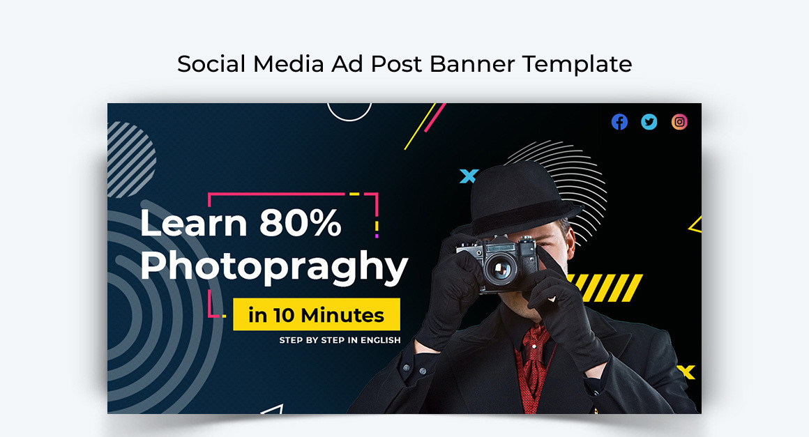 Photography Facebook Ad Banner Design Template-15