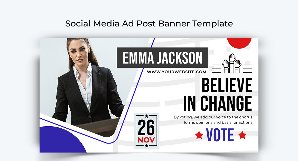 Political Campaign Facebook Ad Banner Design Template-02
