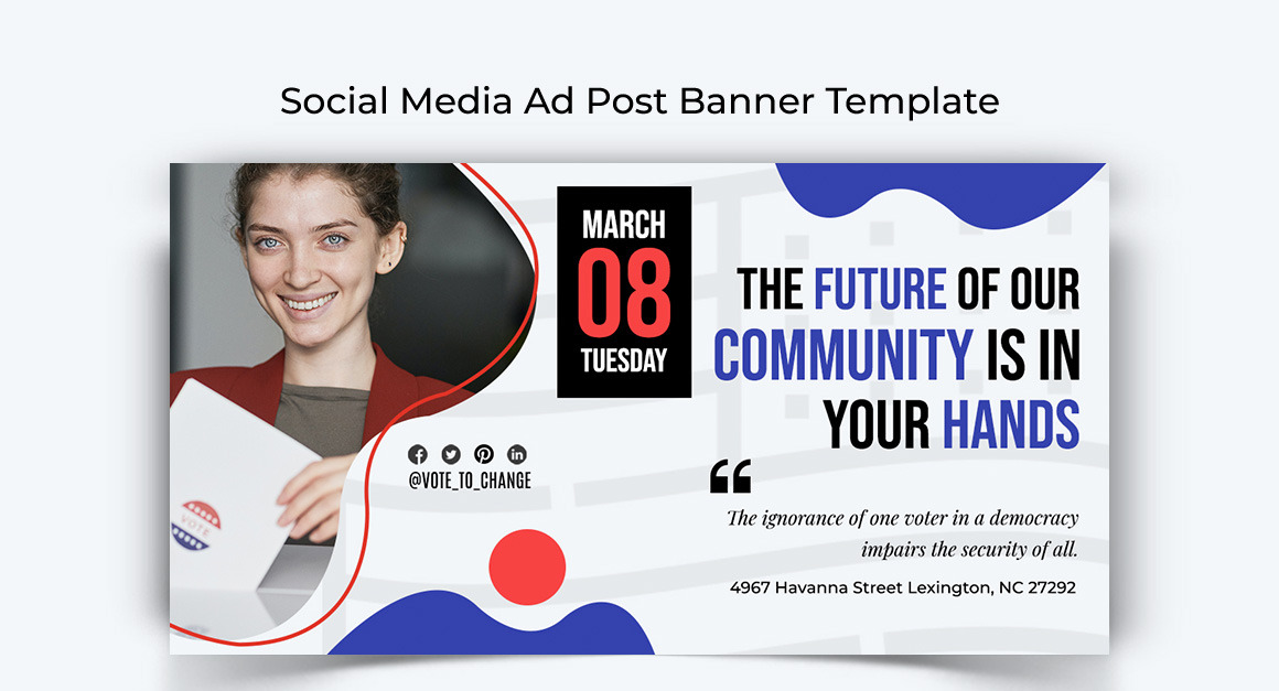 Political Campaign Facebook Ad Banner Design Template-15
