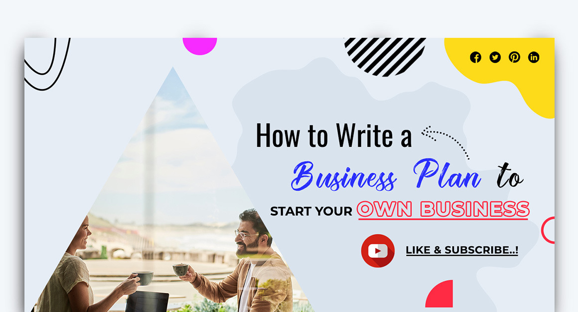 Business Service YouTube Thumbnail Design Template-38