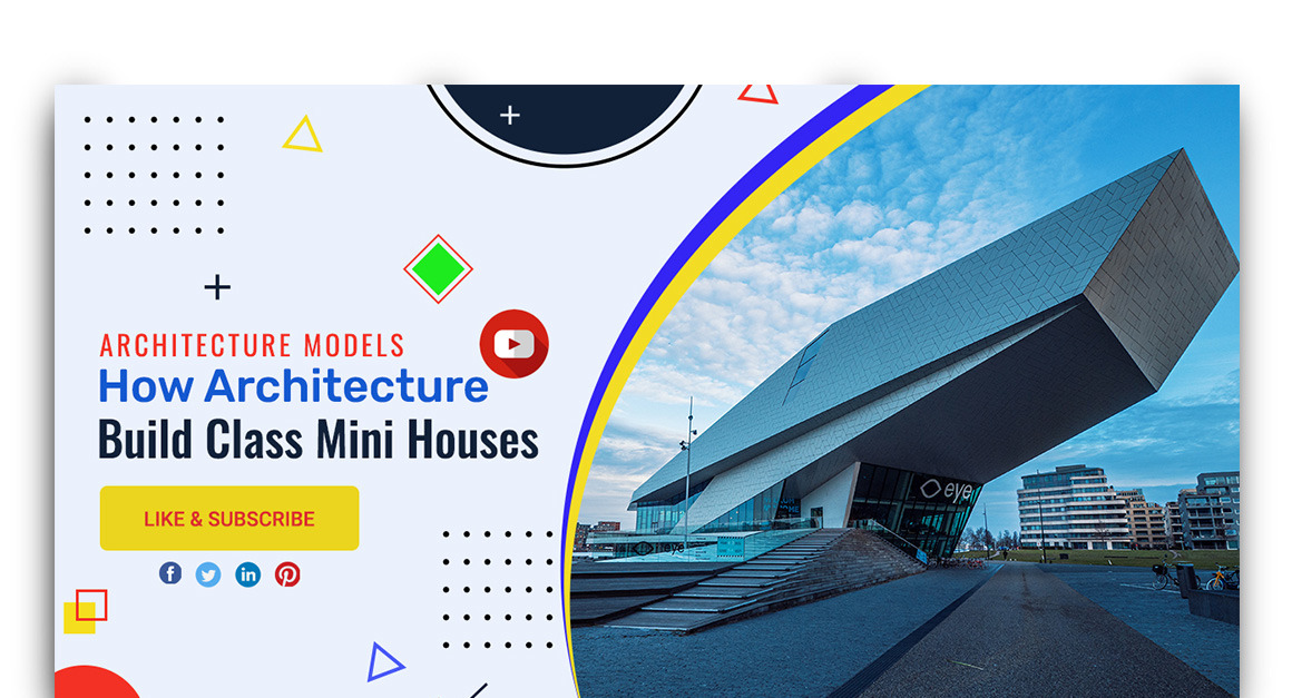 Architecture YouTube Thumbnail Design Template-15