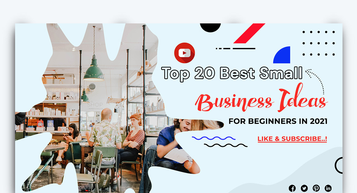 Business Service YouTube Thumbnail Design Template-40