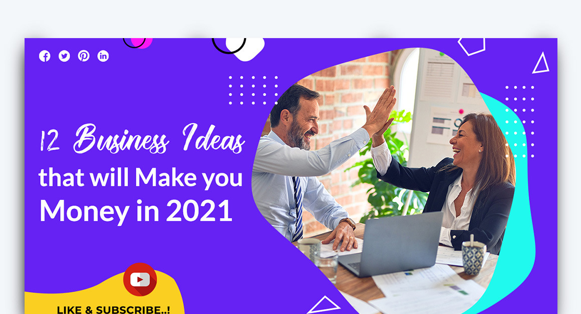 Business Service YouTube Thumbnail Design Template-43