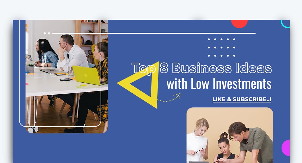 Business Service YouTube Thumbnail Design Template-44