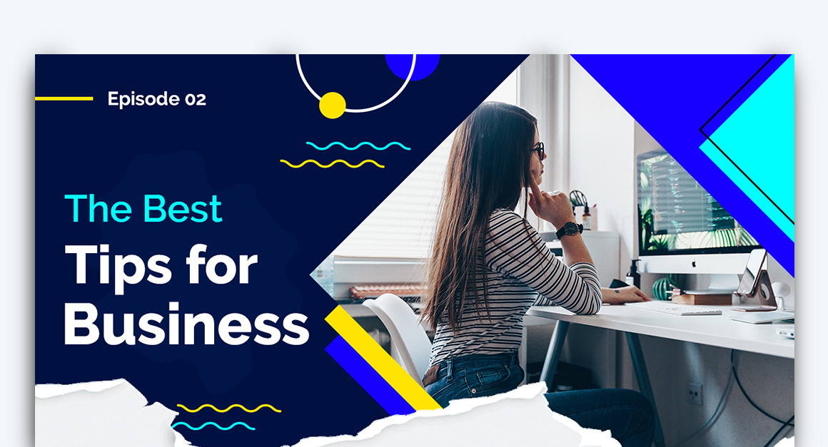 Business Service YouTube Thumbnail Design Template-50