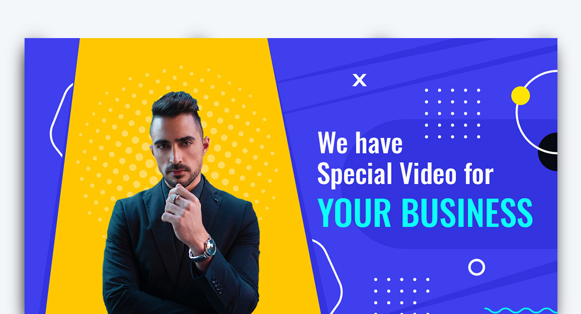 Business Service YouTube Thumbnail Design Template-54