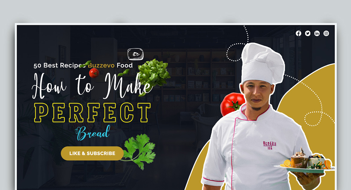 Chef Cooking YouTube Thumbnail Design Template-04