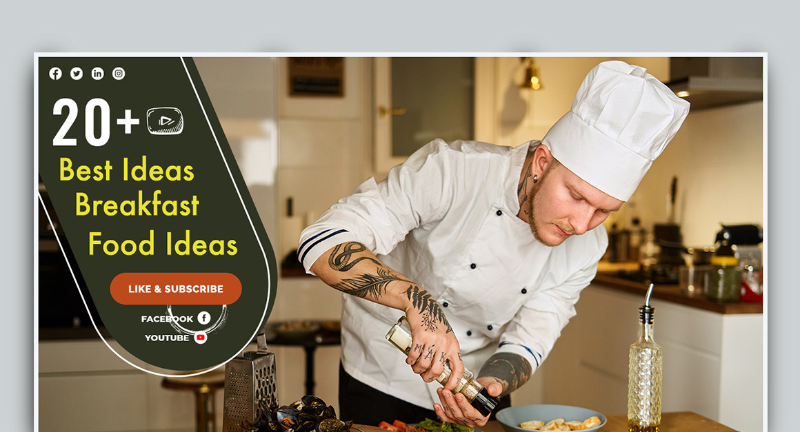 Chef Cooking YouTube Thumbnail Design Template-07