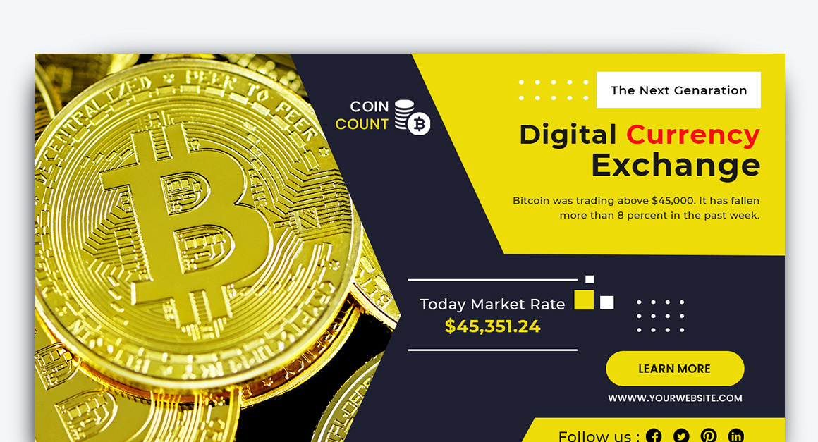 Cryptocurrency YouTube Thumbnail Design Template-27