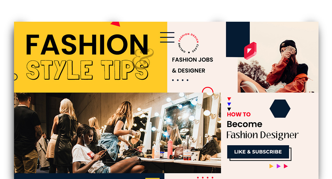 Fashion YouTube Thumbnail Design Template-08