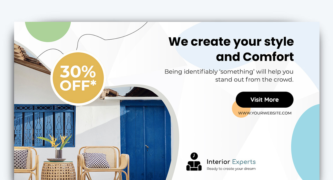 Interior Minimal YouTube Thumbnail Design Template-26