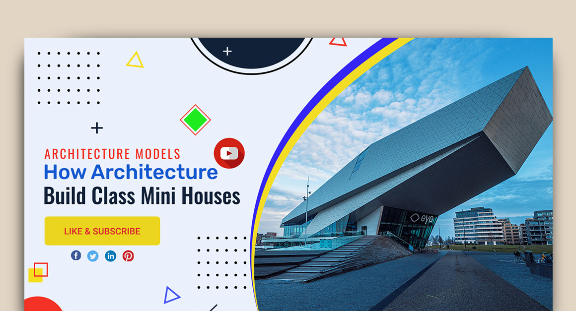 Architecture YouTube Thumbnail Design -15 - TemplateMonster
