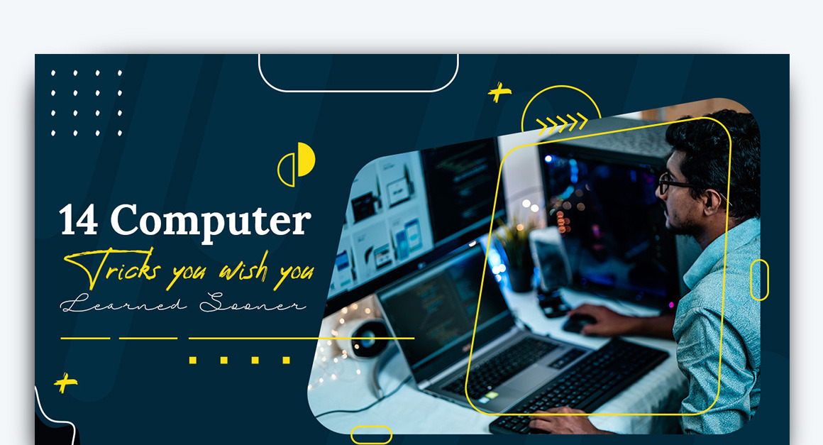 Computer Tricks and Hacking YouTube Thumbnail Design -002