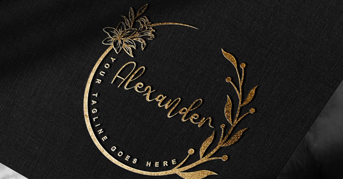 Modern Handwritten Signature Or Photography Alexander logo Design-Brand ...