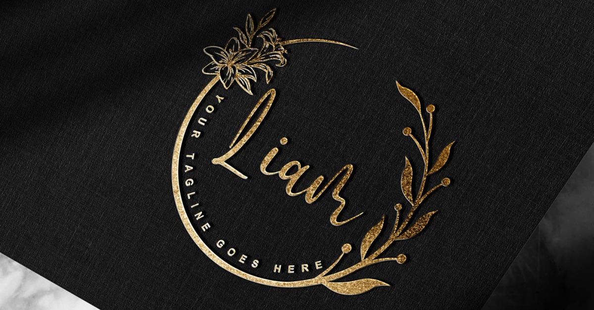 Modern Handwritten Signature Or Photography Liam logo Design-Brand Identity