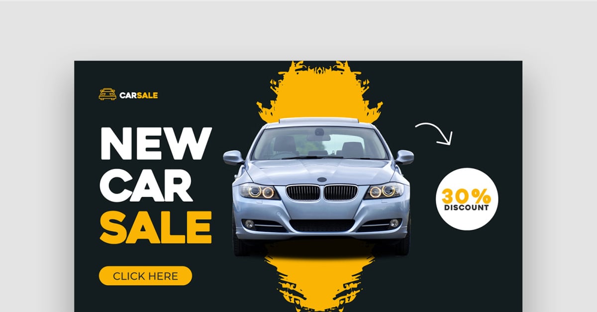 Car Sale YouTube Thumbnail 9 #293418 - TemplateMonster