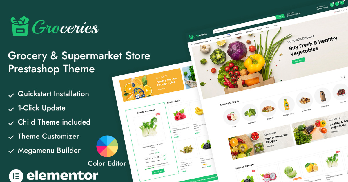Groceries - Multipurpose Grocery & Supermarket Store Prestashop ...