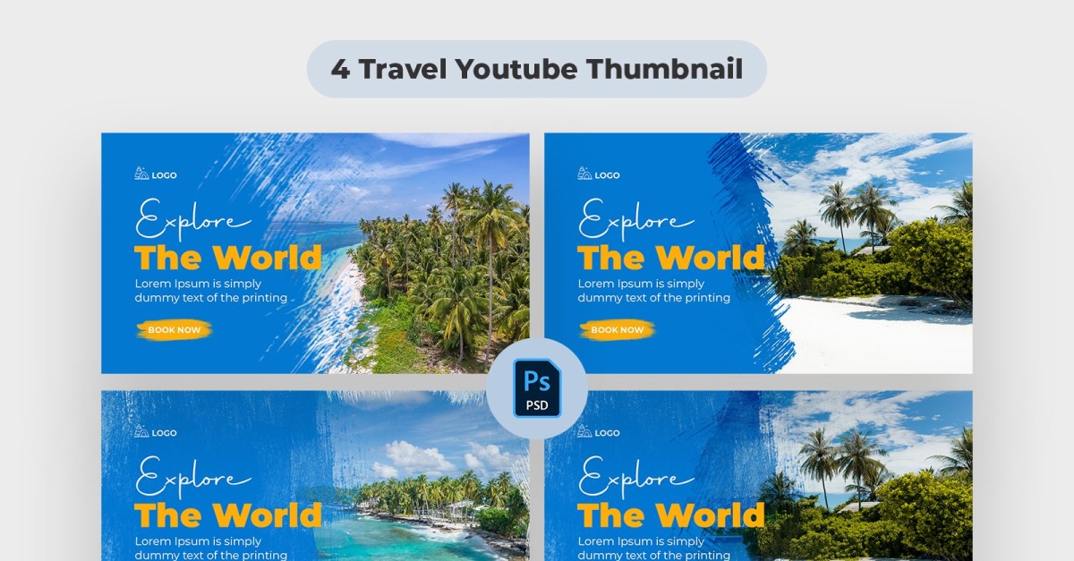 Travel Tour YouTube thumbnail #293643 - TemplateMonster