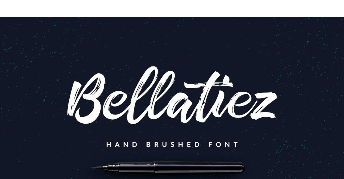 Police de script Bellatiez - Police de script Bellatiez