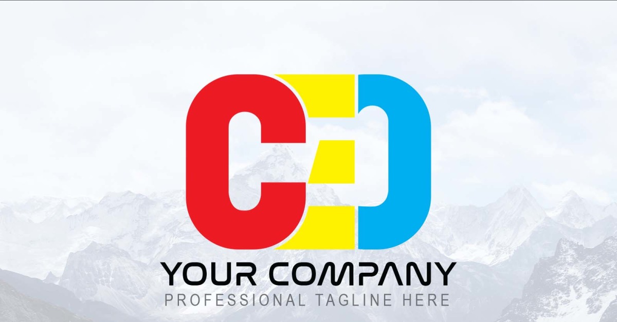 Diseño de logotipo de carta de CEO profesional-Identidad de marca